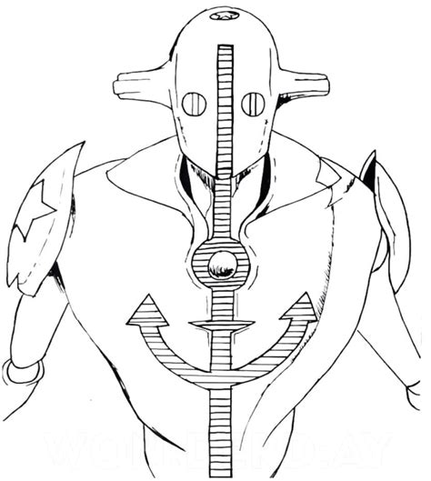 Dio Brando from Jojos Bizarre Adventure Färbung Seite Kostenlose