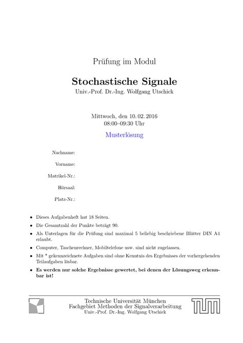 Klausur 10 Februar Wintersemester 2015 2016 Fragen Und Antworten Pru