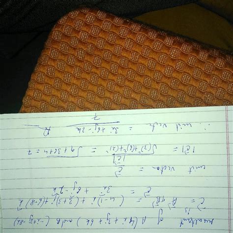 find a unit vector parallel to the resultant of the vectors a̅ 2vec i 3vec j 4vec k and b̅