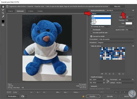 Cómo guardar Photoshop en o PNG Solvetic