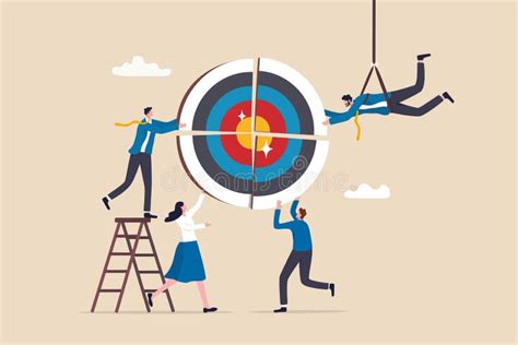 Team Target Or Achievement Teamwork Or Leadership To Lead To Achieve