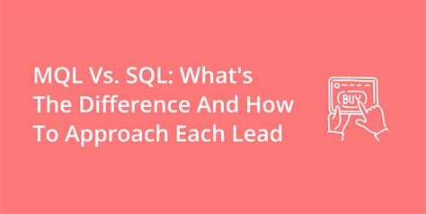 Mql Vs Sql What S The Difference And How To Approach Each Lead