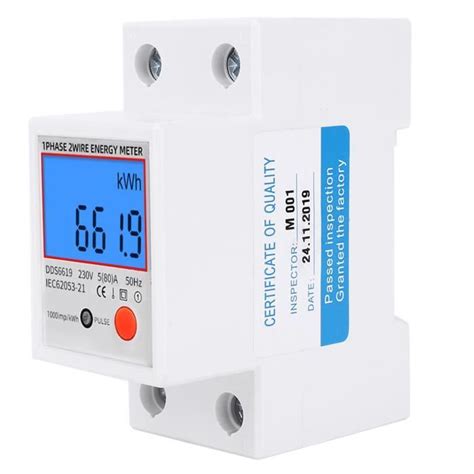 EJ life Compteur d énergie Compteur électrique d énergie à Affichage