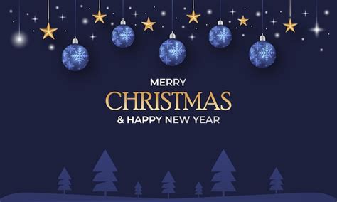Premium Vector Merry Christmas And Happy New Year Background
