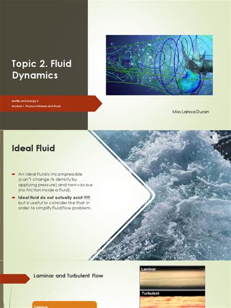 topic 2 fluid dynamics pdf fluid dynamics reynolds number