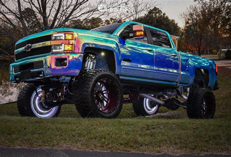 2015 Chevrolet Silverado 2500 HD With 24x14 76 Hostile Stryker And 40