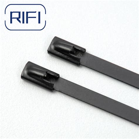 Ball Lock Type Stainless Coated Steel Cable Ties 304 Zip Tie Stainless