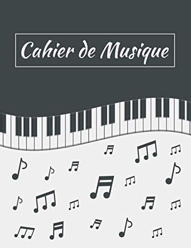 Cahier de Musique Carnet de Piano Papier manuscrit 12 portées par