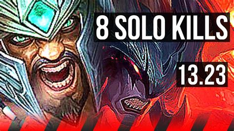 TRYNDAMERE Vs AATROX TOP 8 Solo Kills Rank 7 Trynda 1 6M Mastery