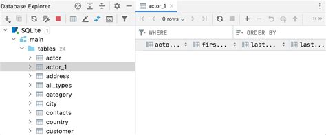 Databases In The Version Control System Datagrip Documentation