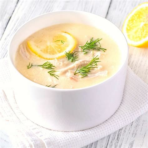 Greek Avgolemono Soup Lemon Chicken Soup With Rice Cooking Frog