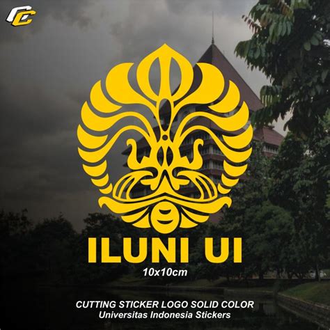 STIKER CUTTING STICKER KAMPUS ILUNI UI UNIVERSITAS INDONESIA Lazada