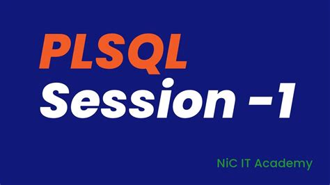 Oracle Plsql Day 1 Oracle Plsql Tutorial Plsql Interview Questions And Answers Youtube
