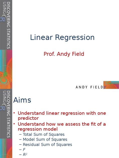 dsur i chapter 07 linear regression pdf regression analysis errors and residuals