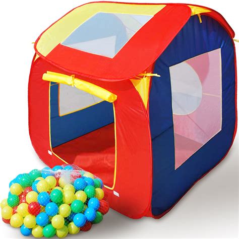 Piscine à balles aire de jeu enfants avec 200 balles diff couleurs