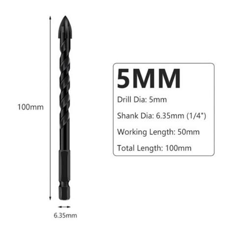 5mm 3 12MM Matkap Ucu Çok Fonksiyonlu Cam Üçgen Elmas Matkap Fiyatı