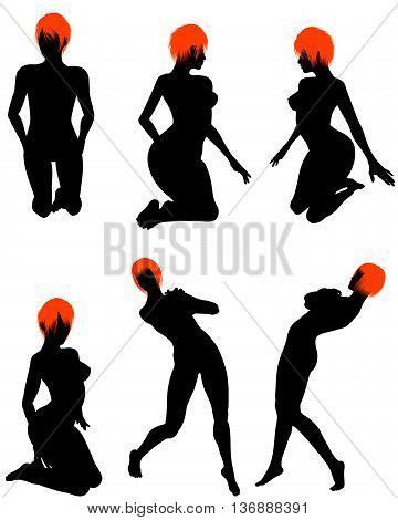 Naked Sexy Girls Vector Photo Free Trial Bigstock