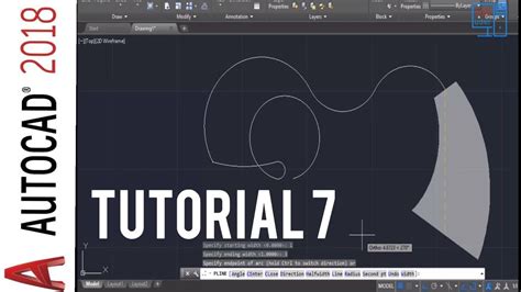 Autocad 2018 Polyline Command Tutorial How To Draw Polyline In