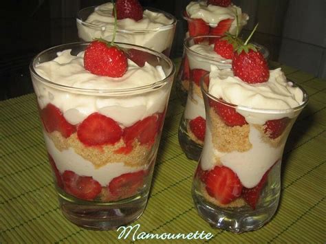 Recette Tiramisu Aux Fraises En Verrine Recettes De Tiramisu