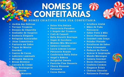 Nomes De Confeitarias Criando O Nome Ideal Para Sua Confeitaria