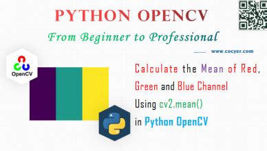 Python OpenCV From Beginner To Professional Cocyer