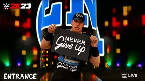 WWE 2K23 John Cena Entrance YouTube