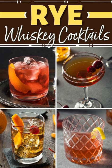 17 Best Rye Whiskey Cocktails And Drinks Insanely Good