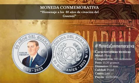 BCP emite moneda conmemorativa por los 80 años del guaraní Economía