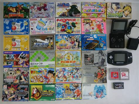 GBA ゲームボーイアドバンス ブラック 本体 ソフト 箱付き