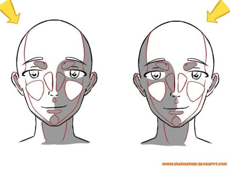 Les Cours Mangas D Inari Sensei Tutoriel Manga Les Ombres Du Visage