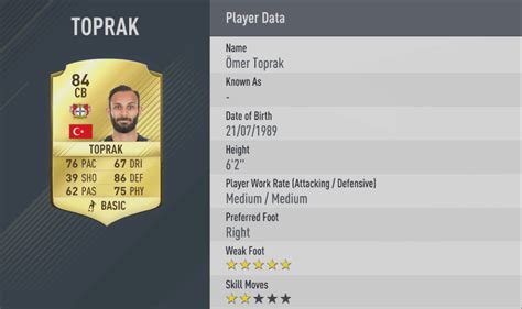 En Iyi Turk Oyuncular Fifa Oyuncu Reytingleri