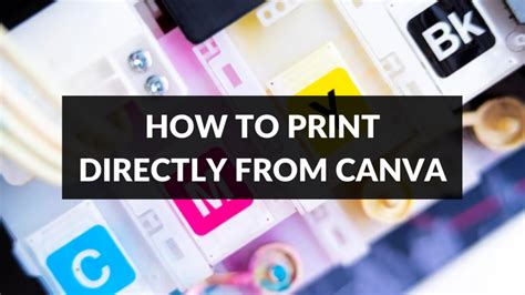 How To Print Directly From Canva Canva Templates