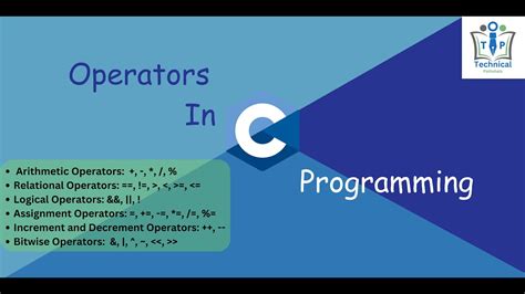 2 operators in c programming youtube