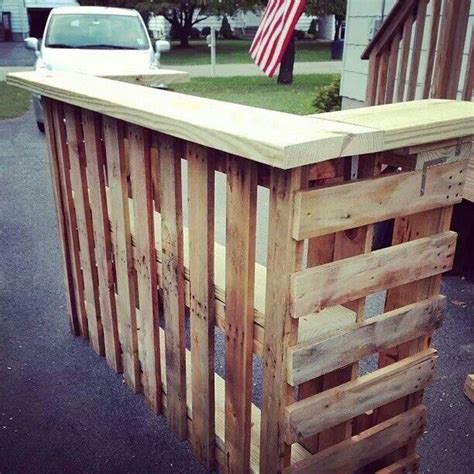 DIY Fun 101 Building Pallet Outdoor Bar And Stools