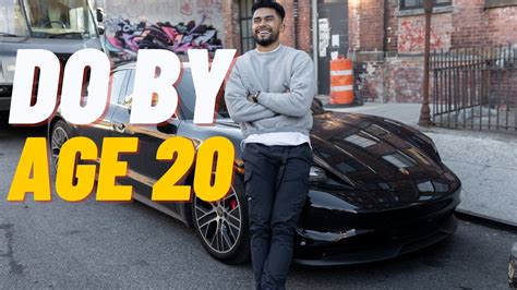 20 cosas que los hombres deben hacer a los 20 años YouTube