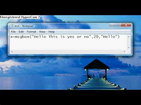 How To Make A Message Box Pop Up Youtube