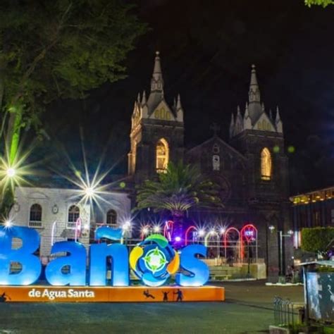 Lugares turísticos y camping en Ambato y Baños de Agua Santa