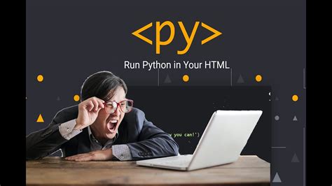 pyscript inserire codice python nelle pagine html youtube