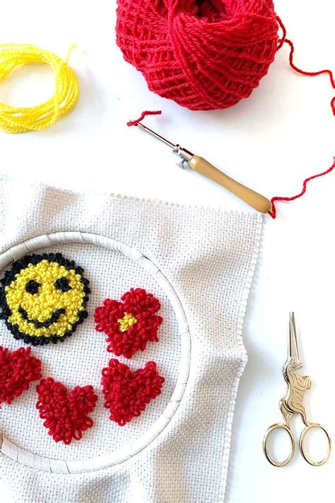 How To Make Punch Needle Patches Iron On Patches From Punch Needle