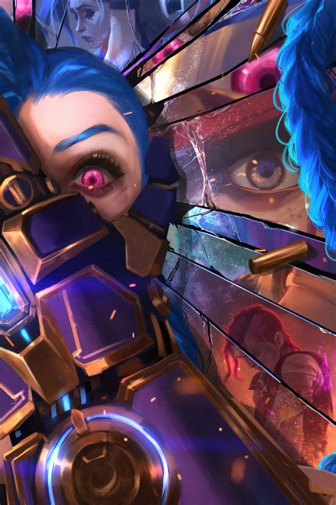 Jinx Arcane Fanmade K Ultra Hd Wallpaper Ekko League Of Legends