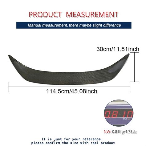 Buy Jc Sportline Carbon Fiber Rear Spoiler For Subaru Brz Toyota Gt