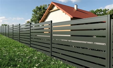 Nowoczesne Ogrodzenia Palisadowe Ze Sztachet Metalowych