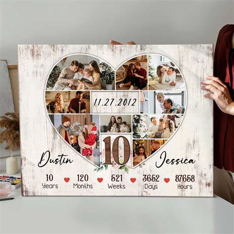 10th Anniversary Gifts Best Personalized Gifts For Everyone