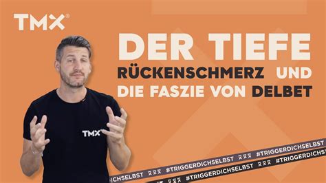 Der tiefe Rückenschmerz und Faszie von Delbet YouTube