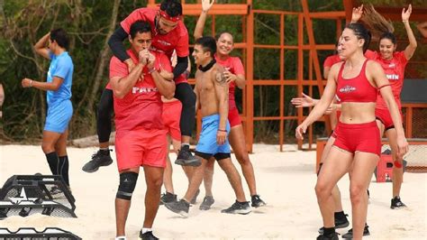 Exatlón México atleta de los rojos sufre LESIÓN sale del All Star