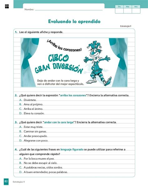 Estrategia Interpretar Lenguaje Figurado Education Figurative