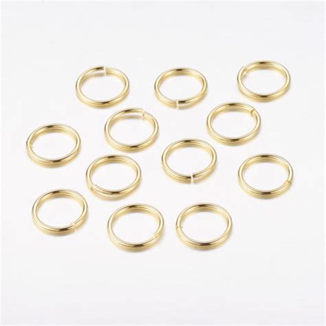 10mm Gold Jump Rings Findings Jump Rings Riverside Beads