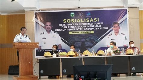 Dinas Kominfo SP Luwu Gelar Sosialisasi Keterbukaan Informasi Publik
