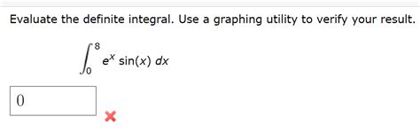 solved evaluate the definite integral use a graphing