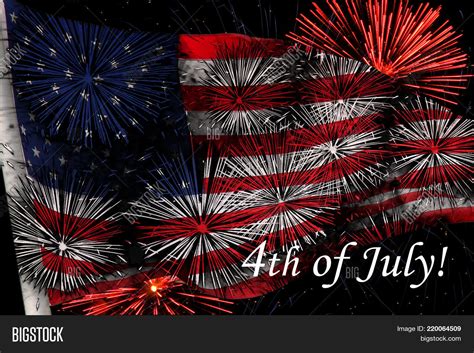 United States Flag Fireworks